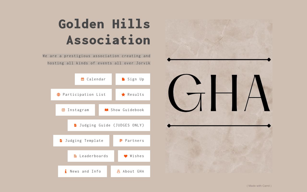 Golden Hills Association